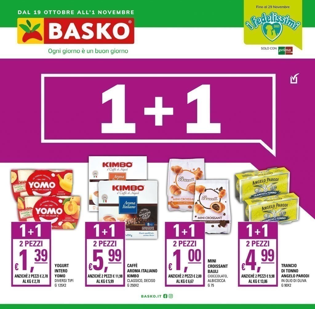 Volantino 1+1 - Basko