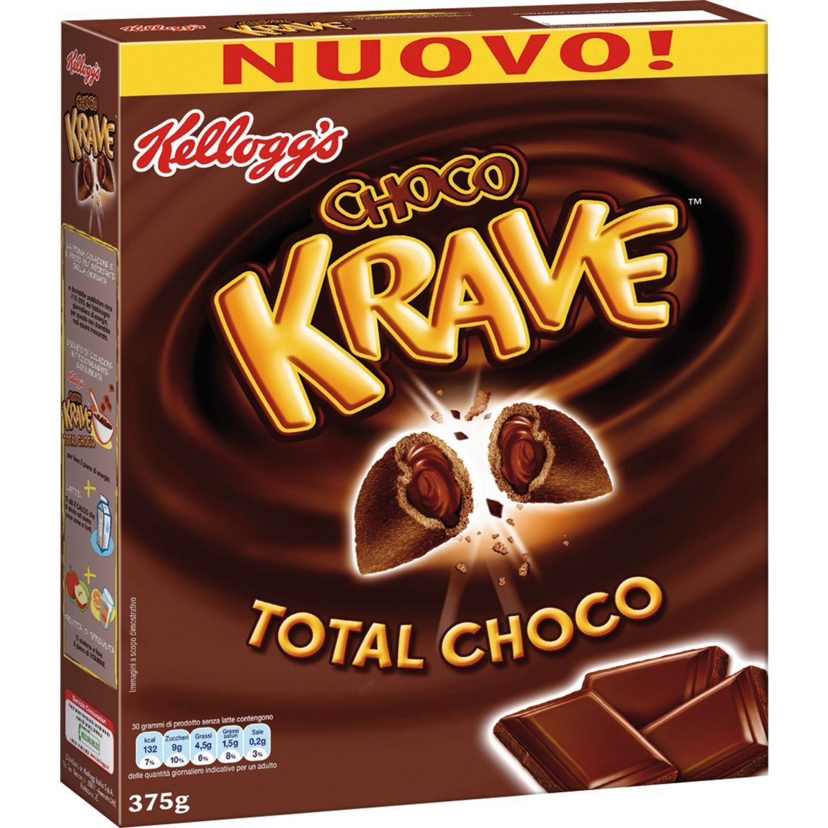 KELLOGG'S Choco Krave total choco KG 0,3750 - Basko KELLOGG'S Choco Krave total choco KG 0,3750 - Basko