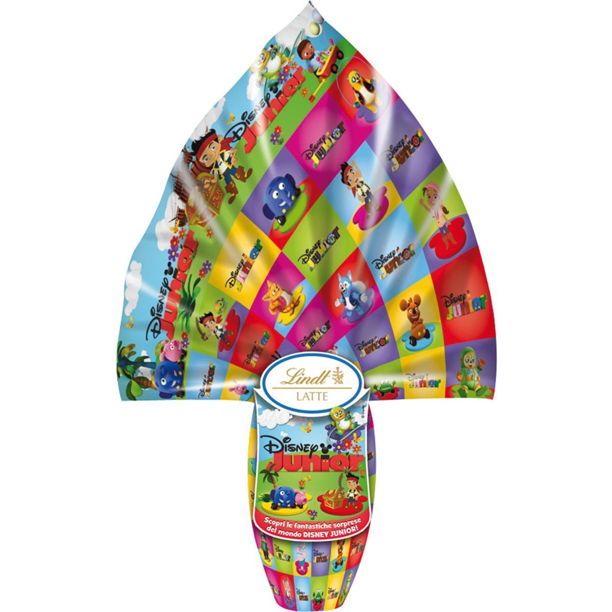 LINDT Uovo di cioccolato al latte Disney Junior KG 0,1800 - Basko