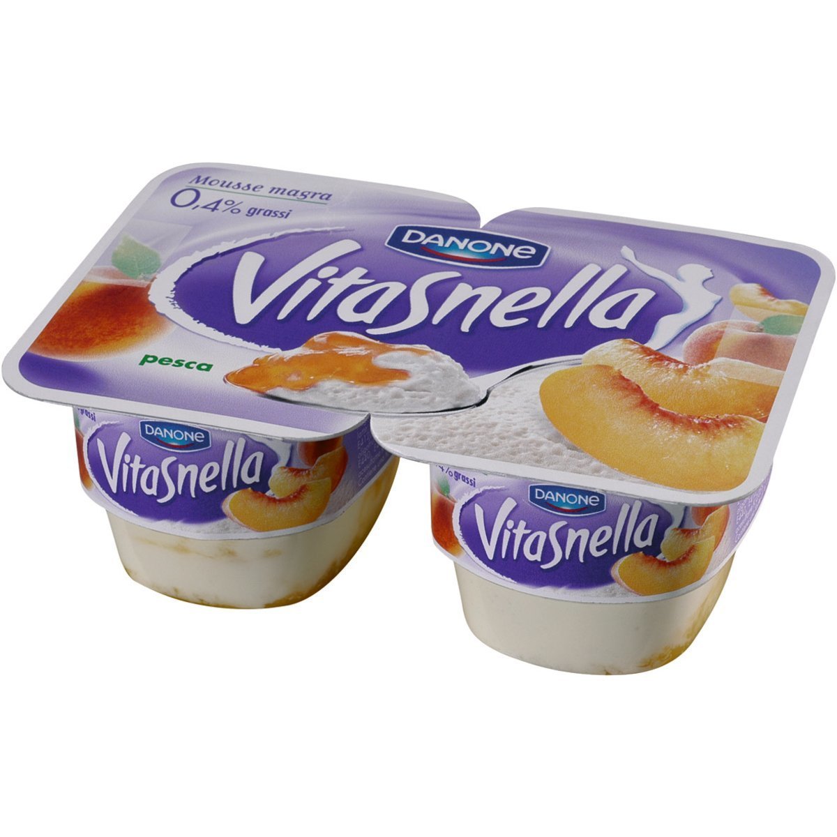DANONE VIT Mousse magra alla pesca e mango KG 0,2500 - Basko
