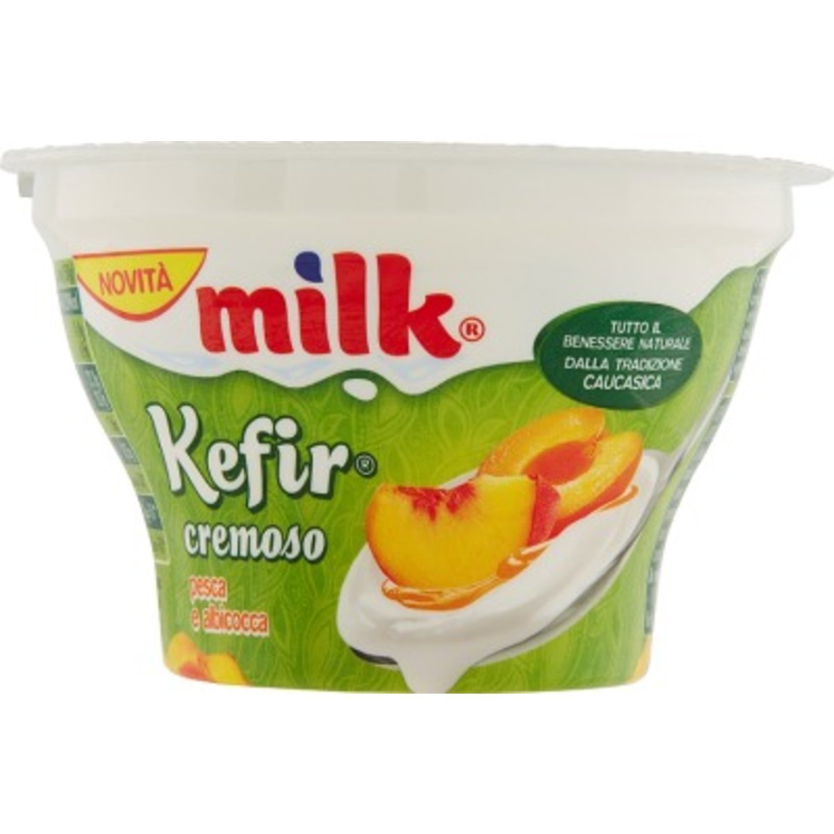 MILK Kefir Cremoso pesca e albicocca 150 GR - Basko
