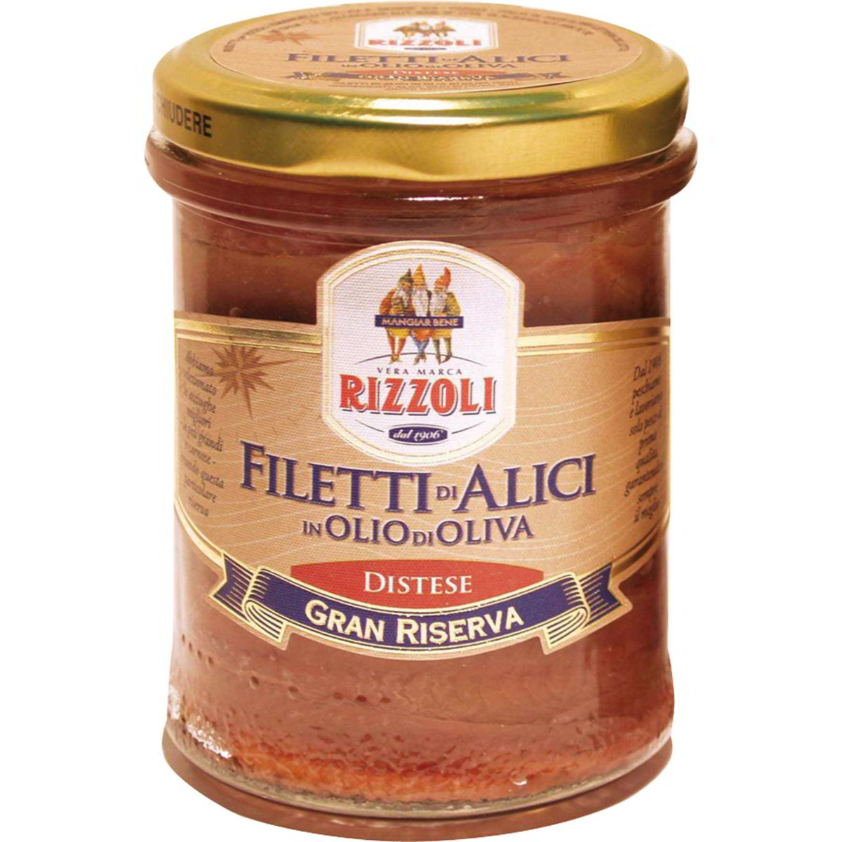 RIZZOLI Filetti di alici distesi KG 0,2000 - Basko