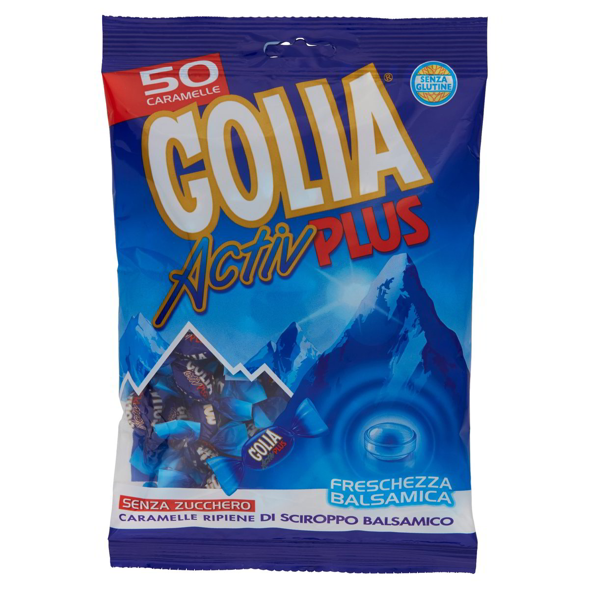 GOLIA Active Plus Caramelle ripiene balsamiche 130 GR Senza zucchero ...