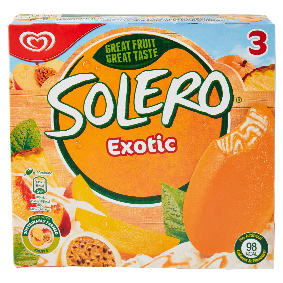 ALGIDA Solero Exotic 204 ML 6 pezzi.Senza glutine. - Basko