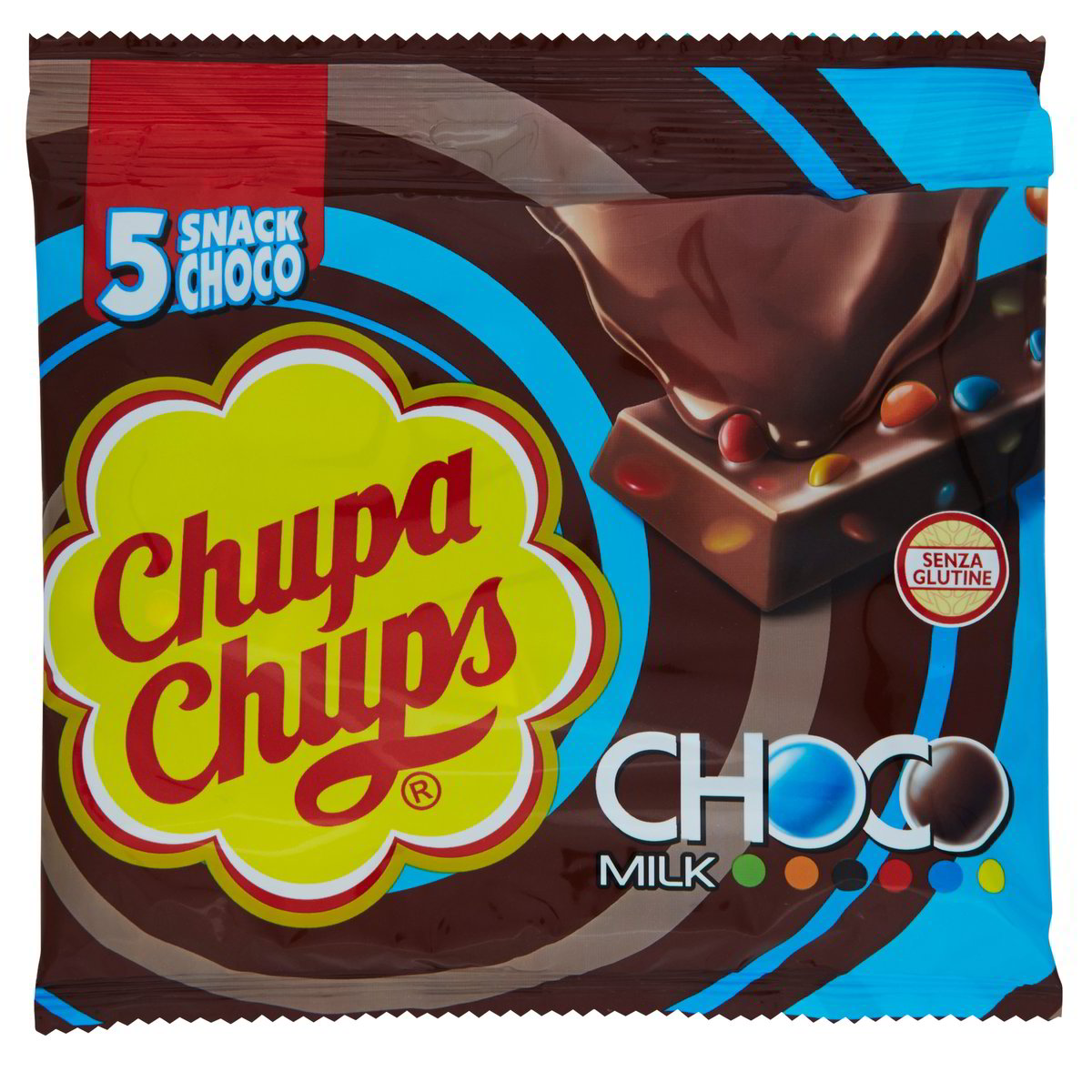 CHUPA CHUPS Choco bianco snack 110 GR 5 pezzi. - Basko