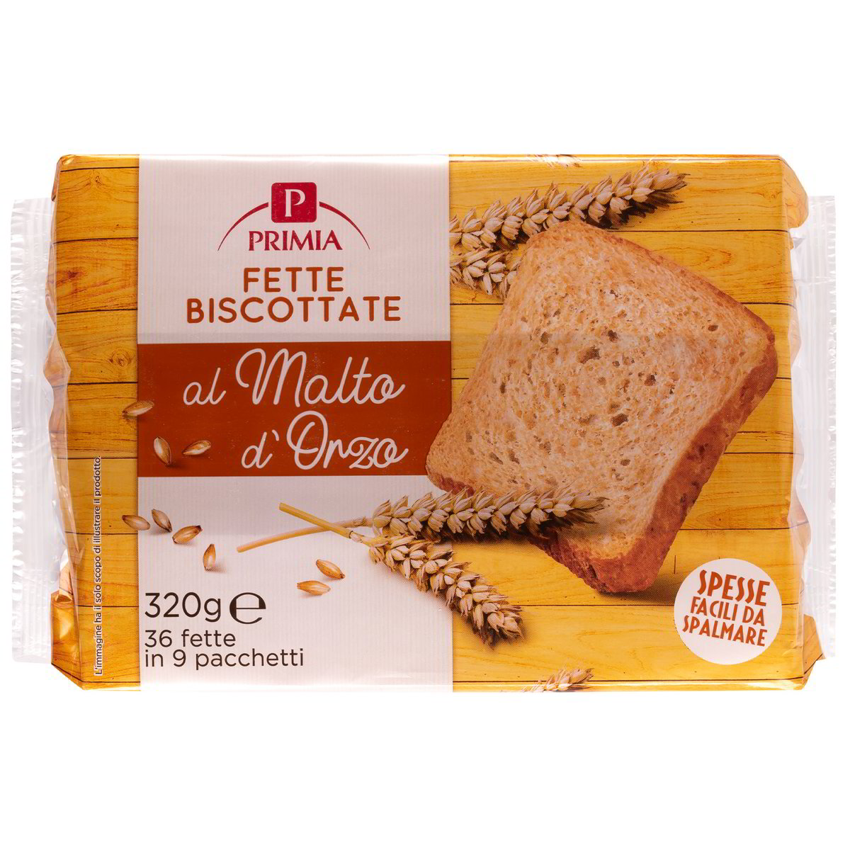 PRIMIA Fette biscottate al malto d'orzo 320 GR - Basko