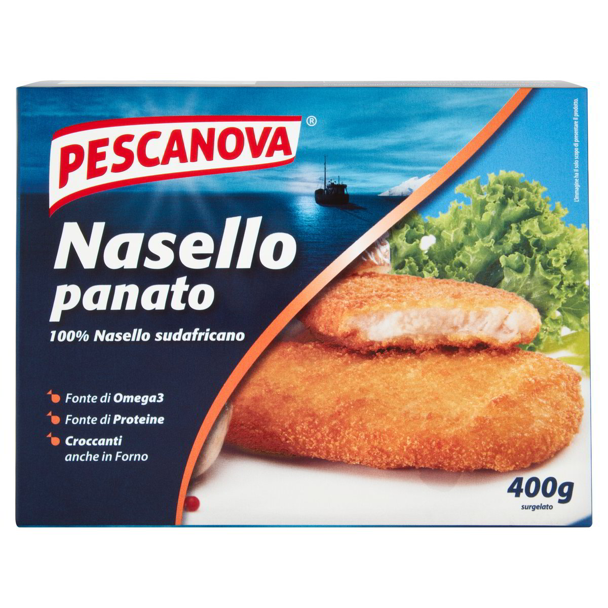 PESCANOVA Filetti di nasello panati 400 GR 4 filetti - Basko