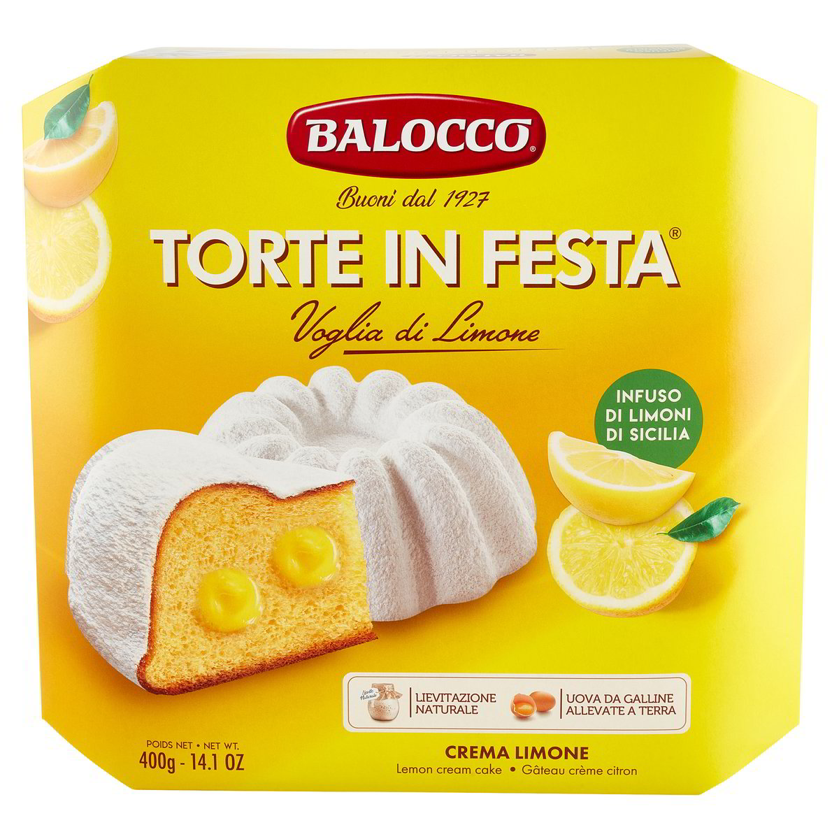 BALOCCO Torte in Festa Voglia di limone 400 GR Con crema di limoni - Basko