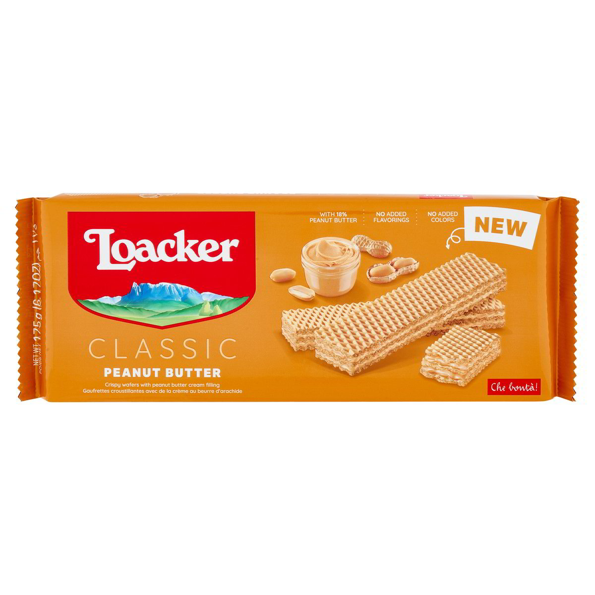 LOACKER Wafer Classic Peanut Butter 175 GR - Basko