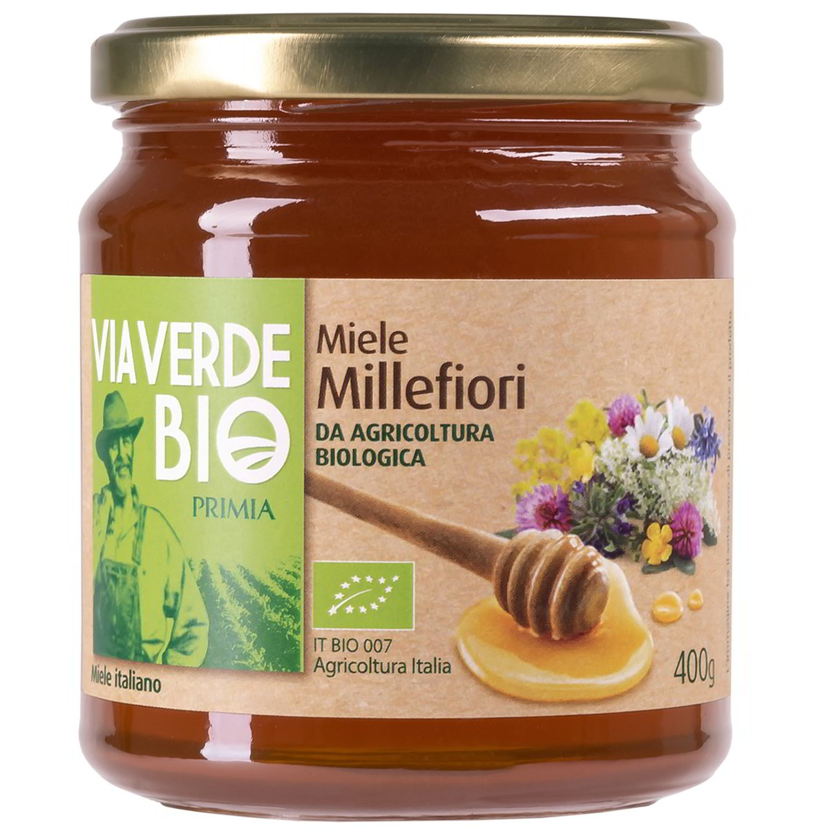 VIA VERDE BIO PRIMIA Miele Millefiori 400 GR 100% italiano.Da ...
