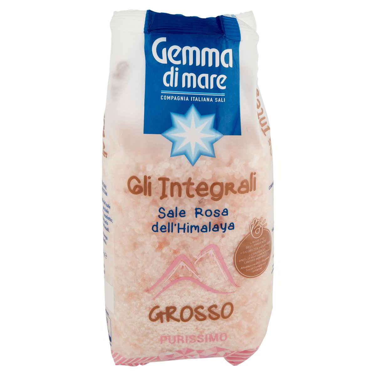GEMMA DI MARE Gli Integrali Sale Rosa dell' Himalaya 1 KG - Basko
