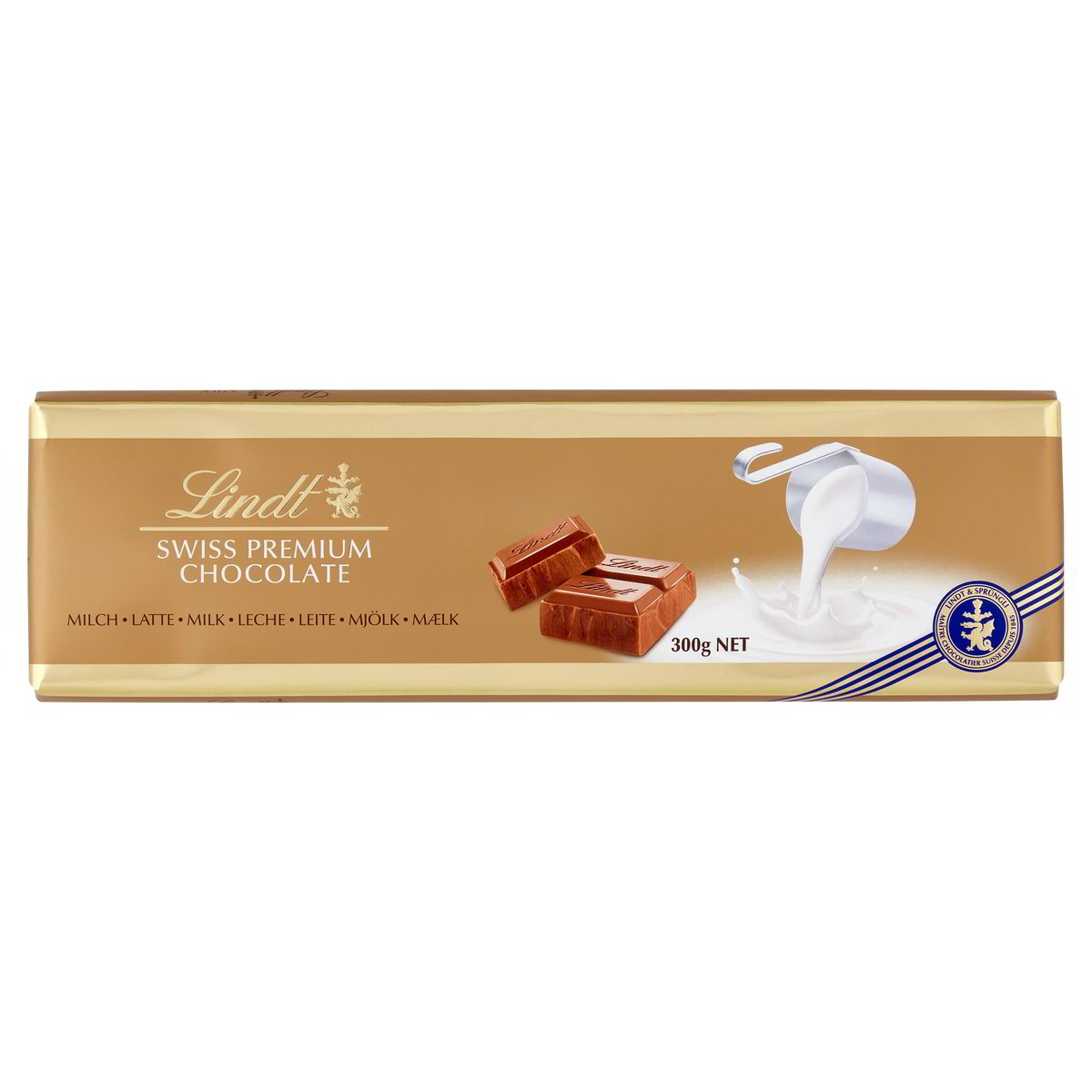LINDT Swiss Premium Chocolate Latte 300 GR - Basko