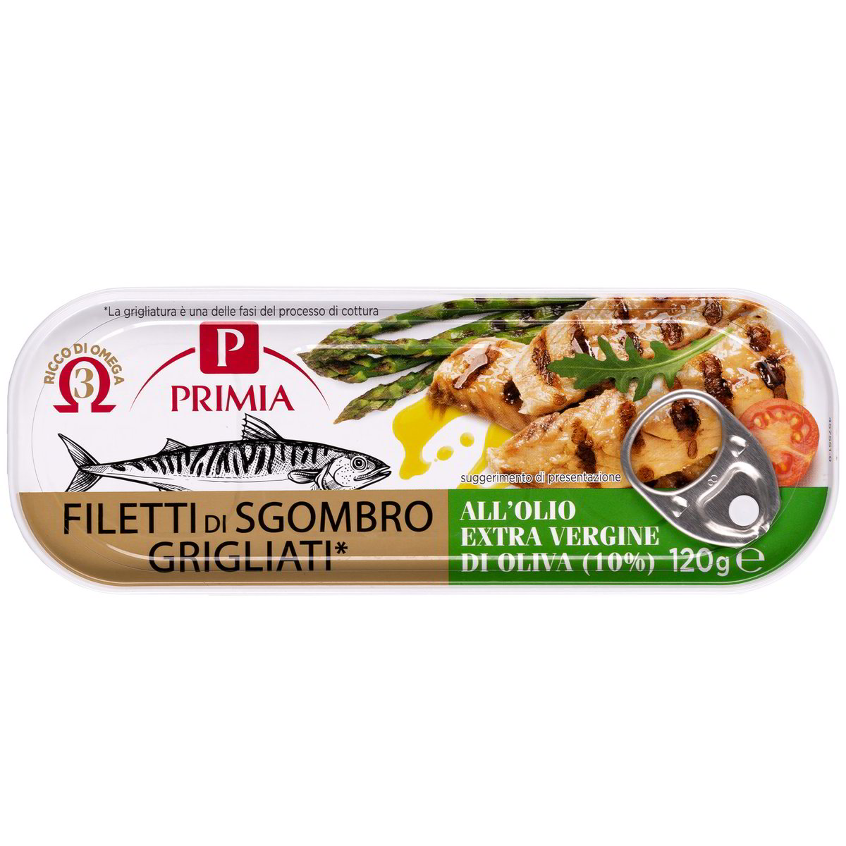 PRIMIA Filetti di Sgombro Grigliati 120 GR All'olio extra vergine di ...