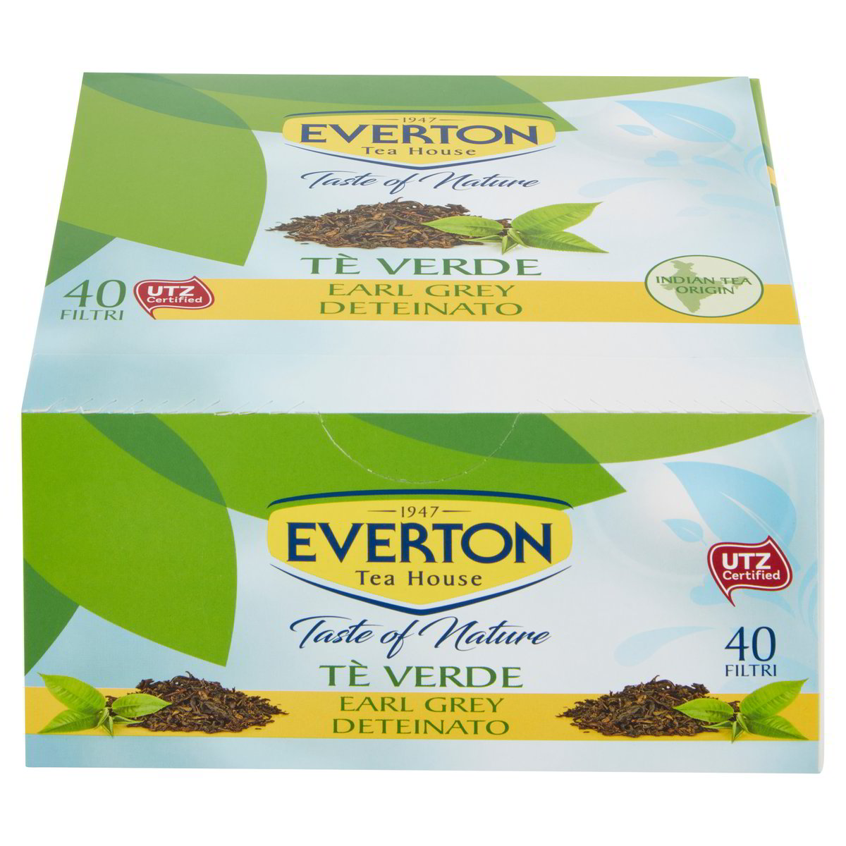 EVERTON Tè Verde Earl Grey Deteinato 56 GR 40 filtri. - Basko