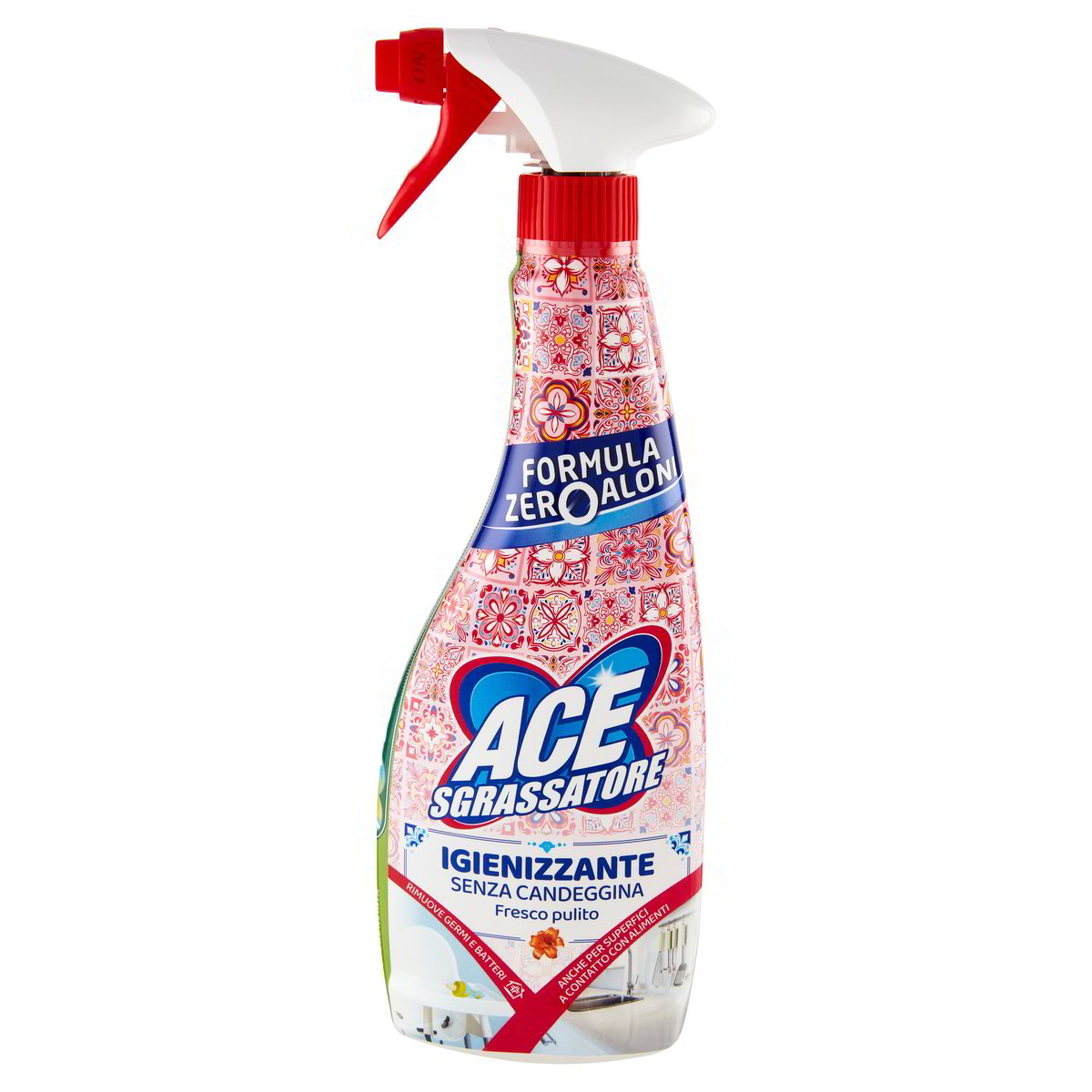 ACE Sgrassatore Igienizzante 500 ML Senza candeggina. - Basko