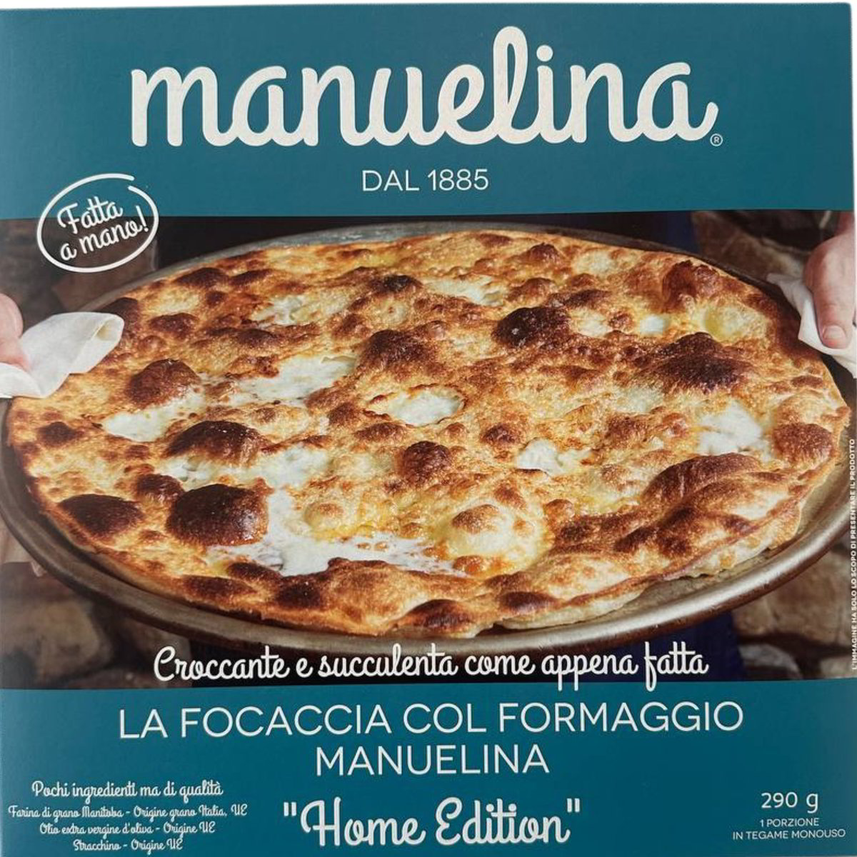 MANUELINA La Focaccia col Formaggio "Home Edition" 290 GR Monoporzione ...