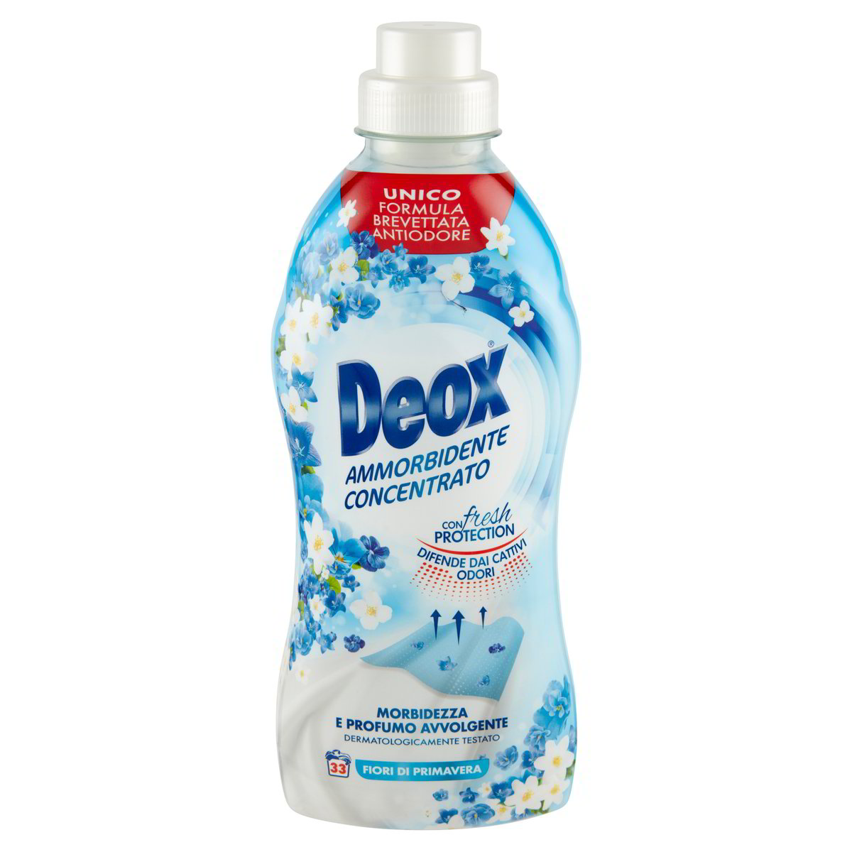 DEOX Ammorbidente concentrato lavatrice Fiori di Primavera 660 ML 33 lavaggi. - Basko