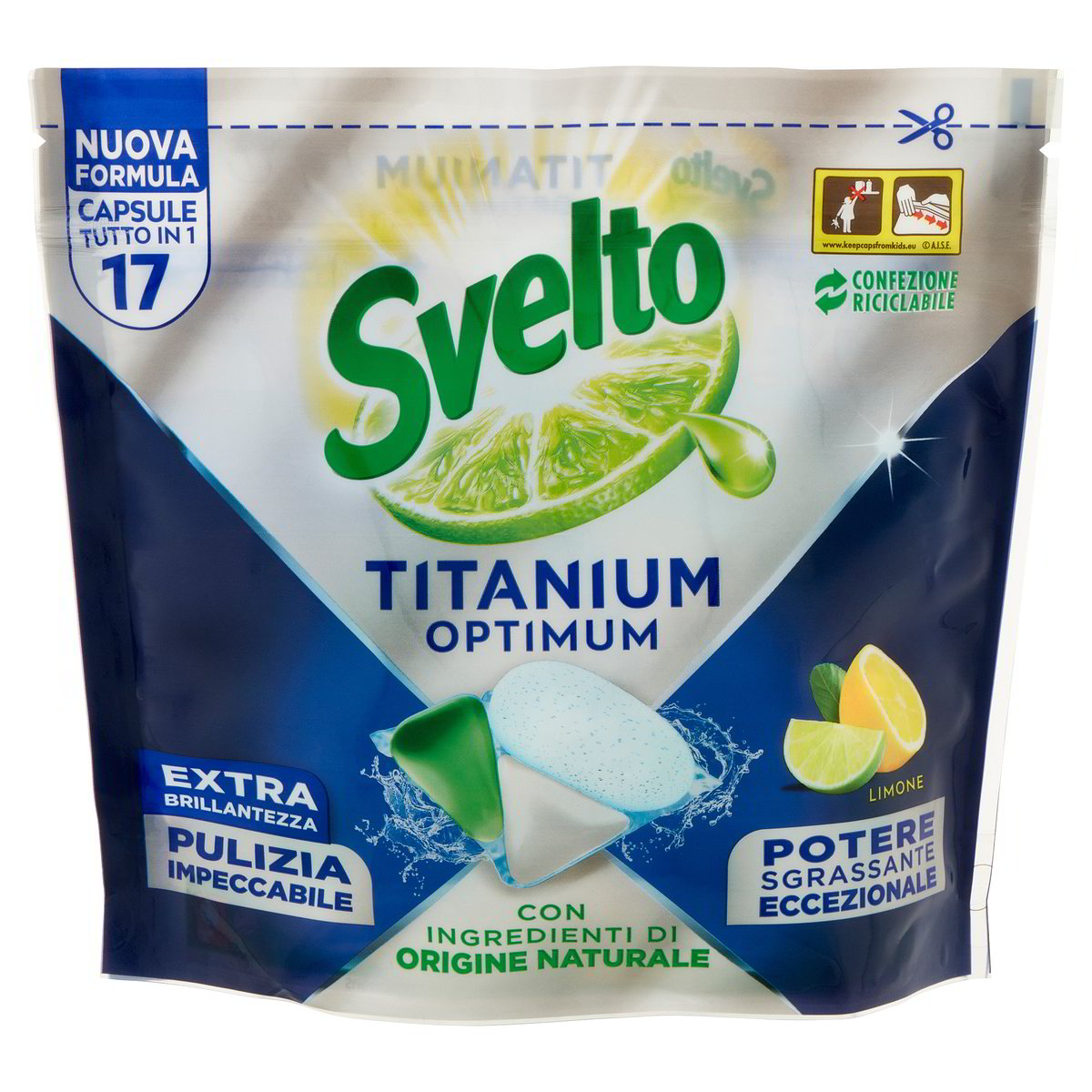 SVELTO Titanium Optimum Limone 261 GR 18 tabs. - Basko