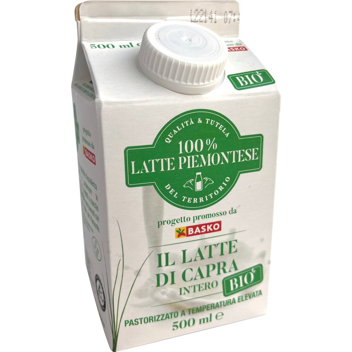 100% LATTE PIEMONTESE Latte intero di capra Bio 500 ML - Basko