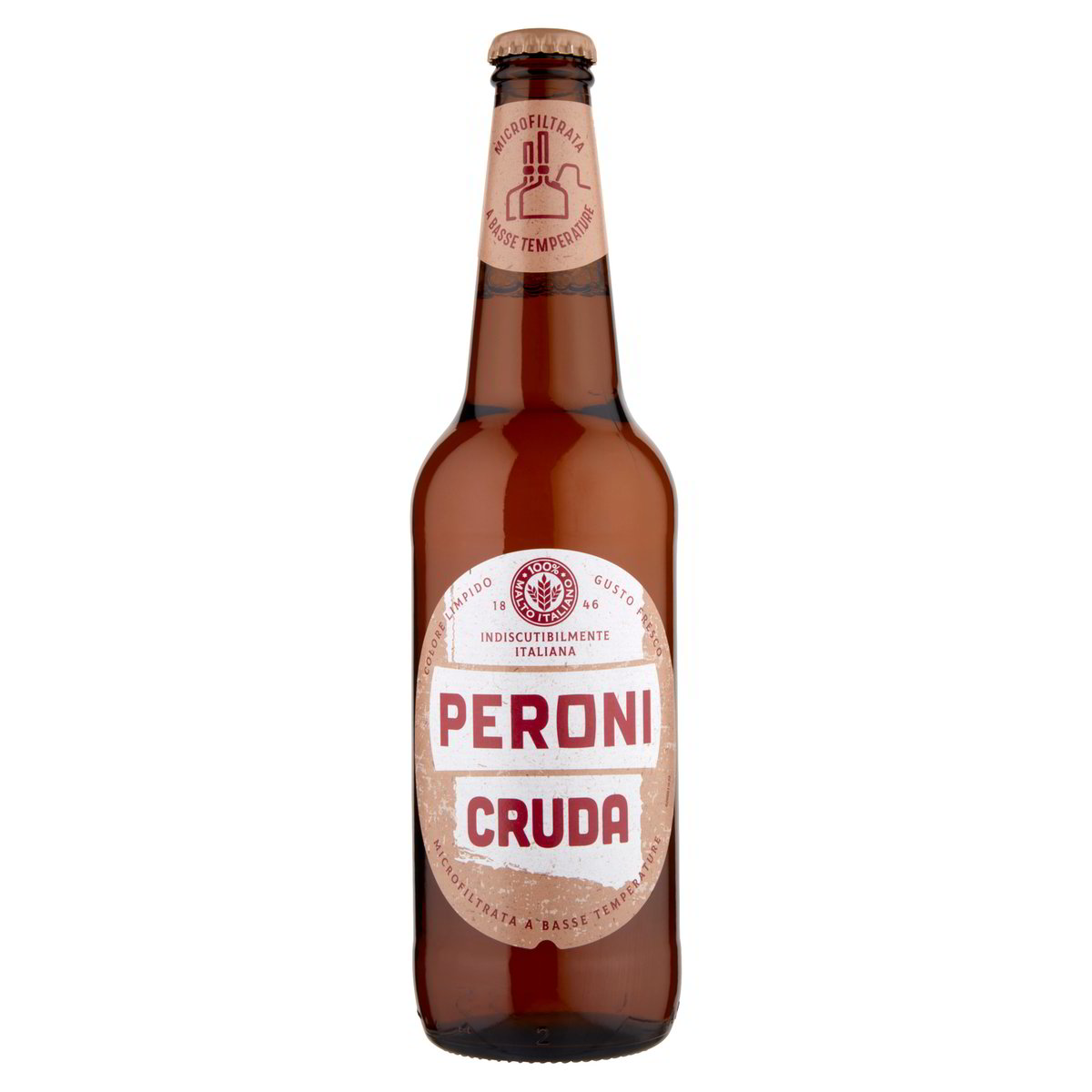 PERONI Birra Cruda Non Pastorizzata 500 ML Malto 100% italiano. - Basko