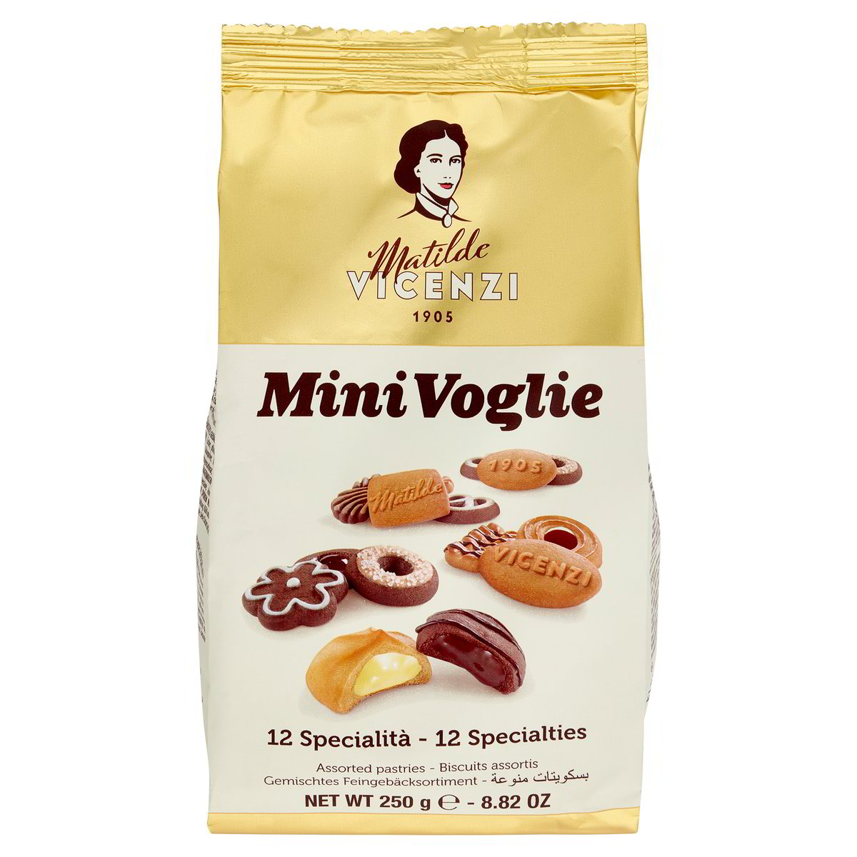 VINCENZI Mini Voglie 12 Specialità 250 GR Biscotti assortiti - Basko