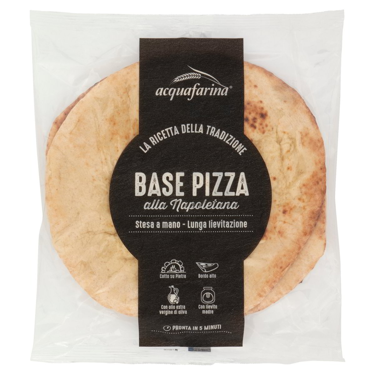 ALIMENTA Base Pizza alla Napoletana 300 GR Stesa a mano - Basko