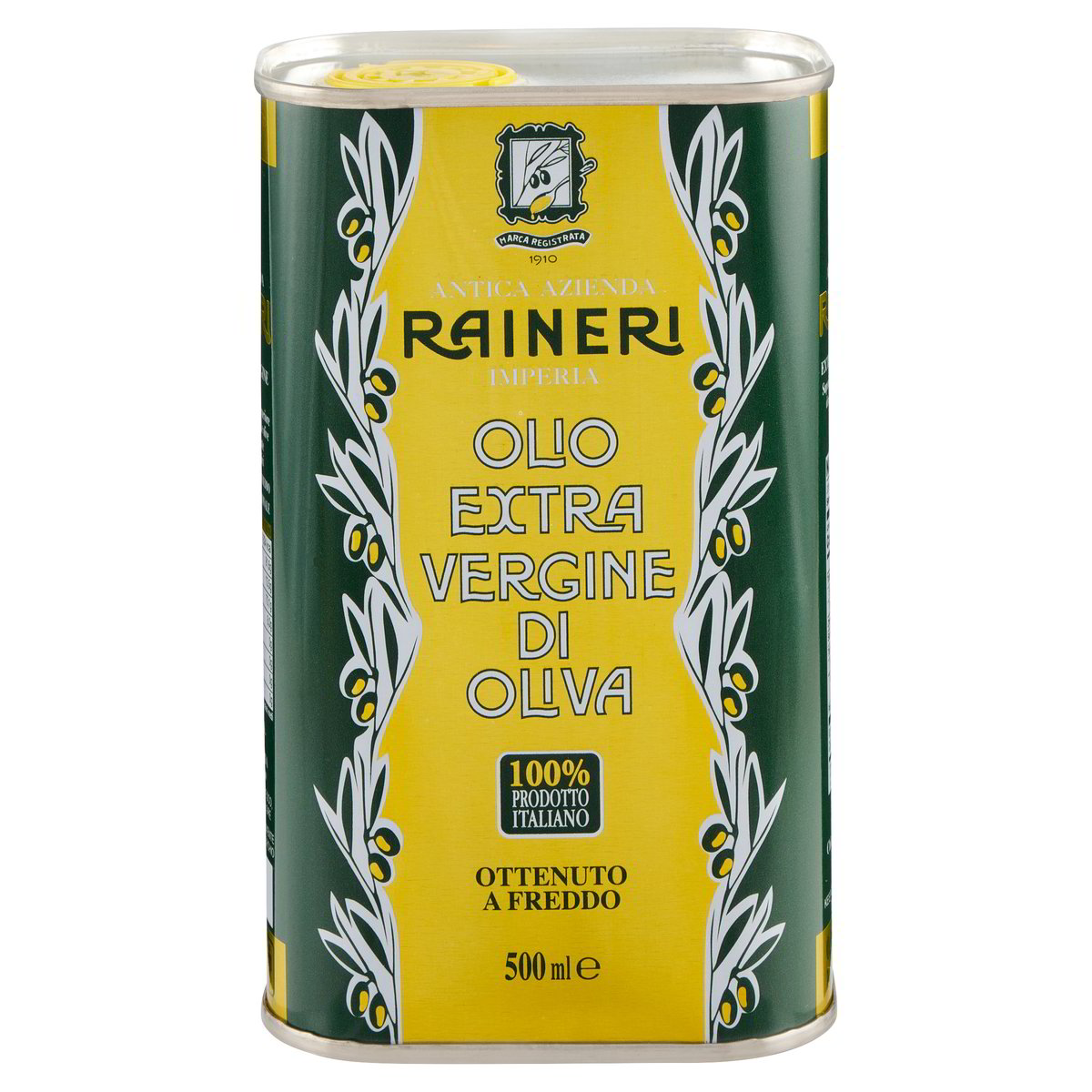 RAINERI Olio extra vergine di oliva 500 ML 100% italiano.Filtrato a ...