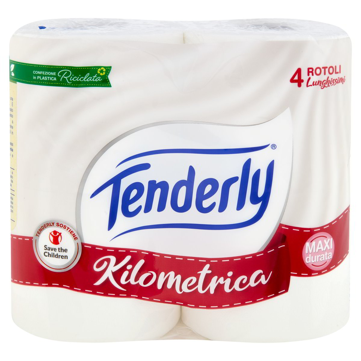 TENDERLY Carta igienica 4 pezzi - Basko