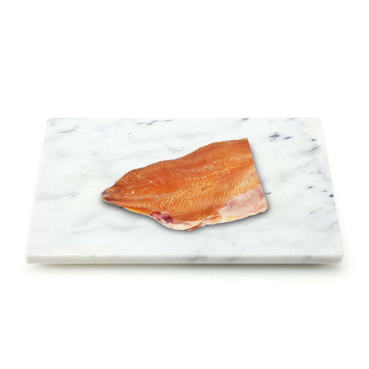 Filetto di trota iridea salmonata Allevata in acqua dolce in Italia ...