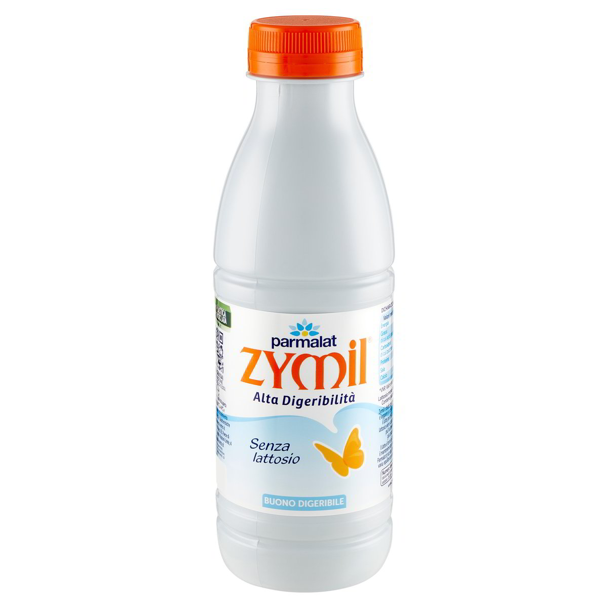 ZYMIL Latte Zymil parzialmente scremato UHT 500 ML Alta digeribilità ...