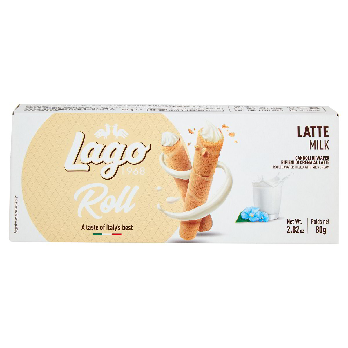 GASTONE LAGO Roll Break Latte 80 GR - Basko