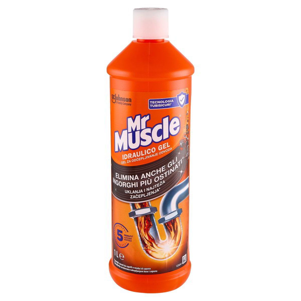 MR MUSCLE Idraulico liquido disgorgante 5 in 1 1 LT - Basko
