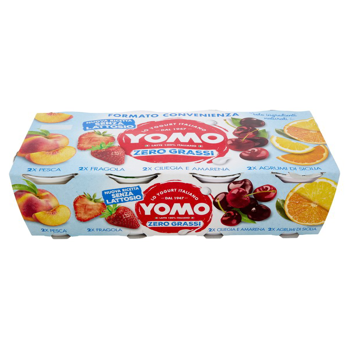 YOMO 0% grassi Yogur alla frutta 1 KG 8 vasetti - Basko