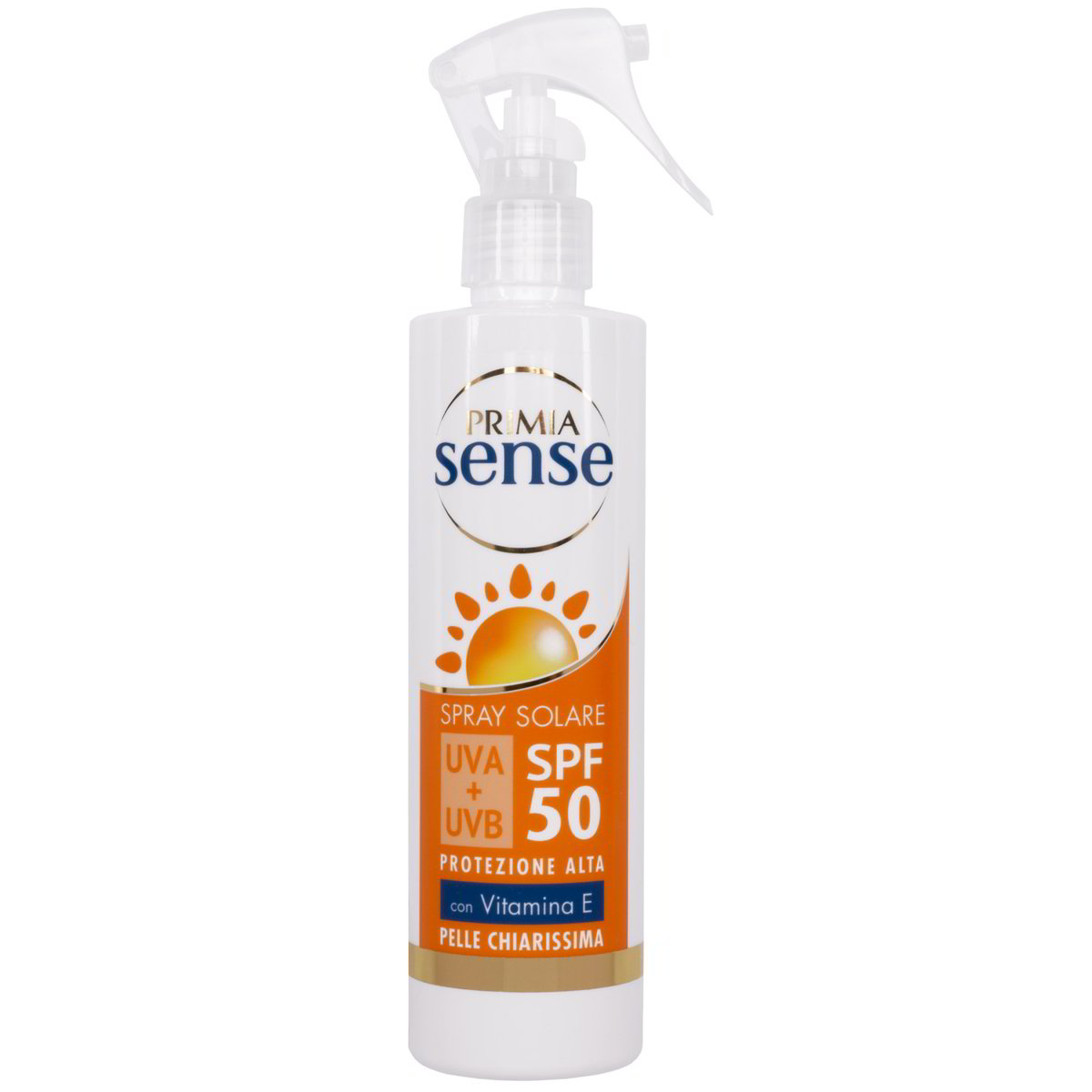 PRIMIA SENSE Spray Solare SPF 50 alta protezione 200 ML Con vitamina E ...